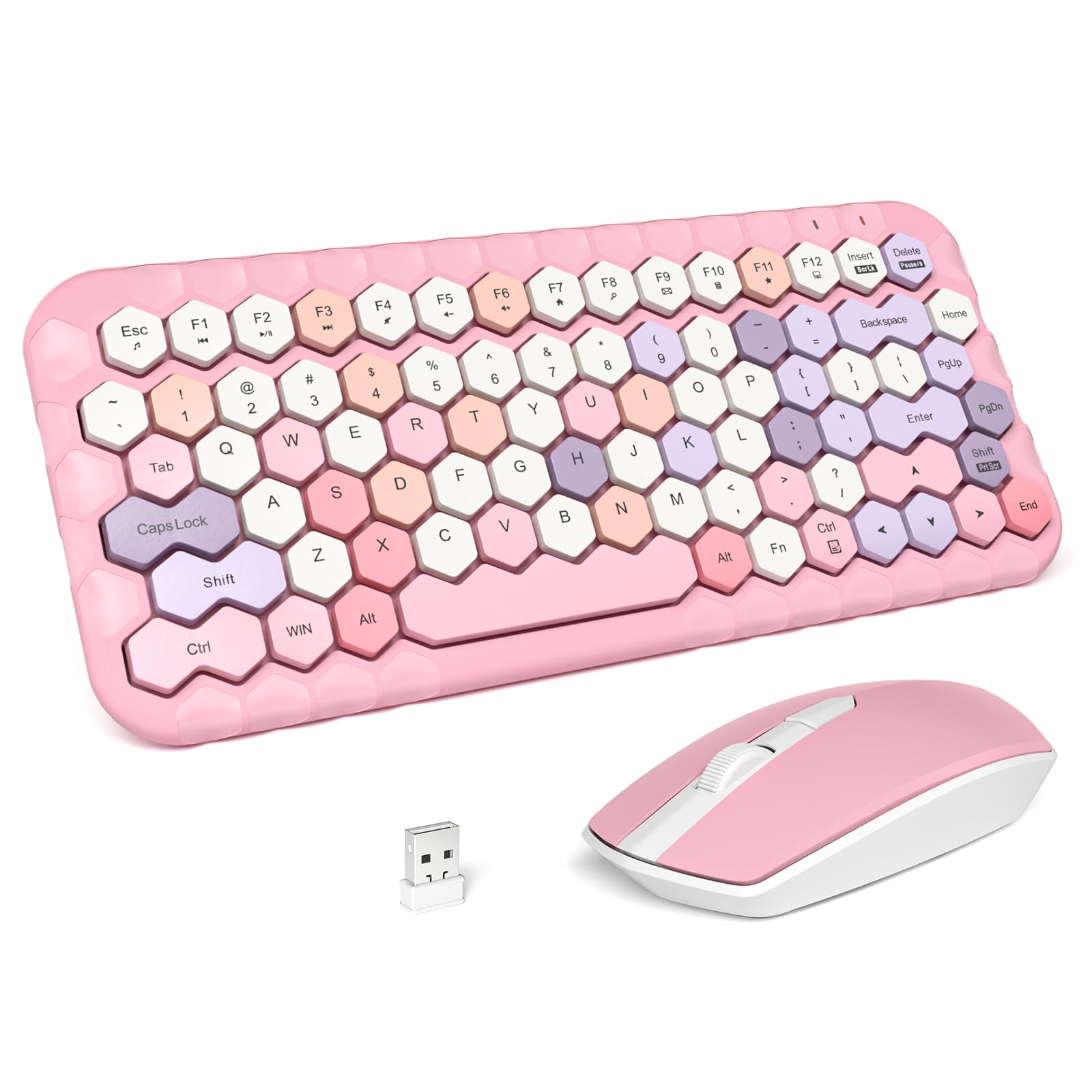 Mua MOFII Colorful Computer Wireless Keyboard and Mouse Combo, Portable ...