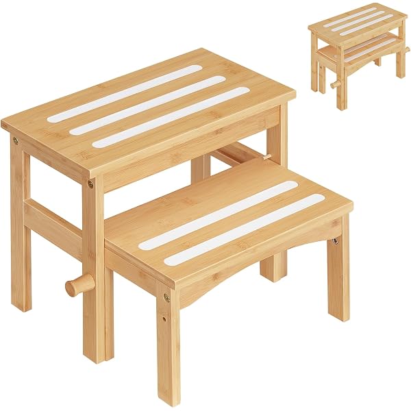 Home School Stool Wooden Piano Foot Rest For Ergonomic Elevated Step ...