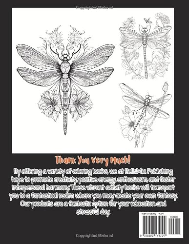 Dragonfly Adult Coloring