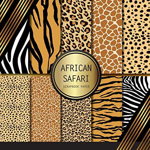 Scrapbook Paper: African Safari: Double Sided Craft Paper For Card ...