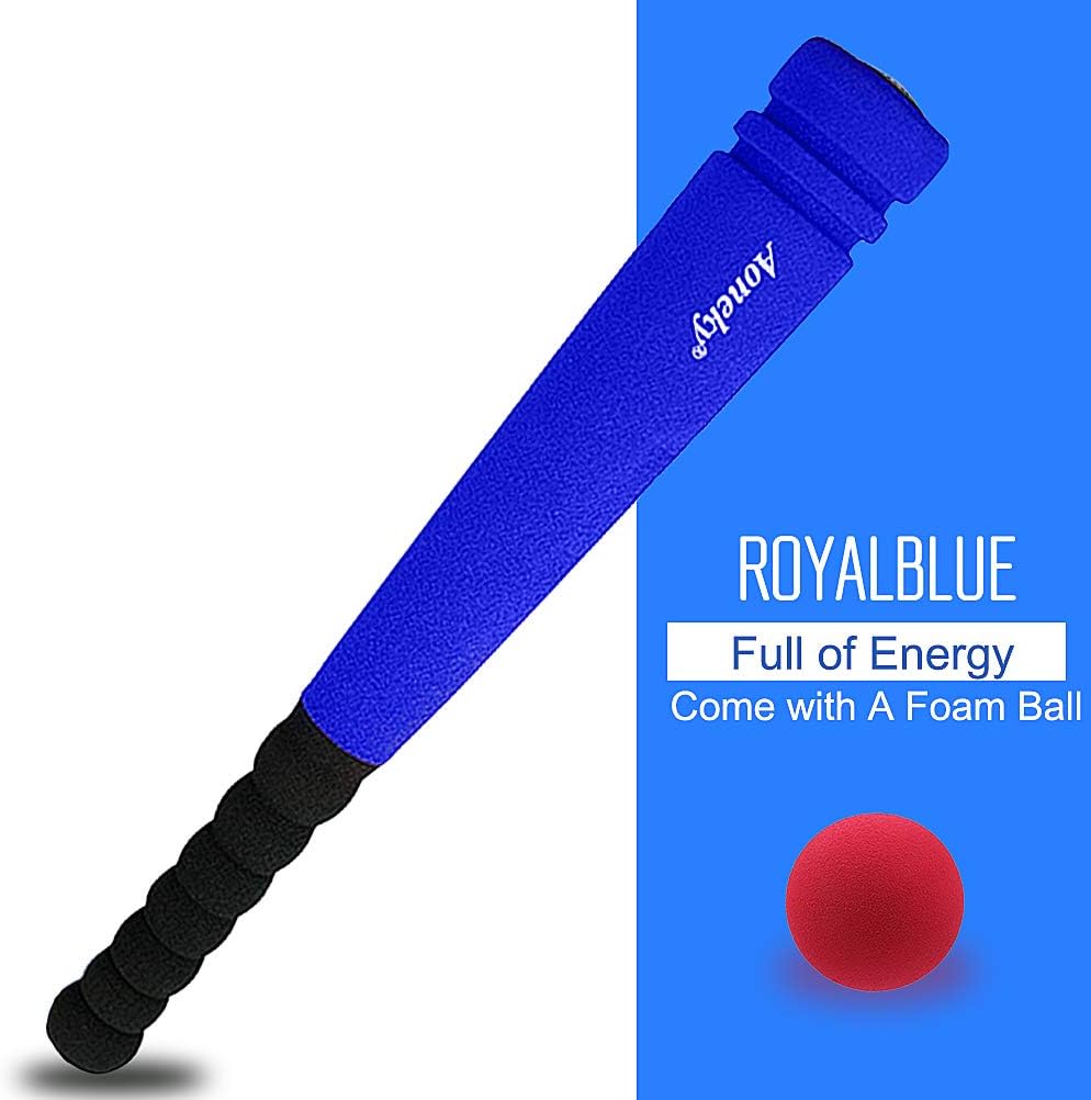 Aoneky Min Foam Baseball Bat and Ball for Toddler – Safe Soft Softball ...