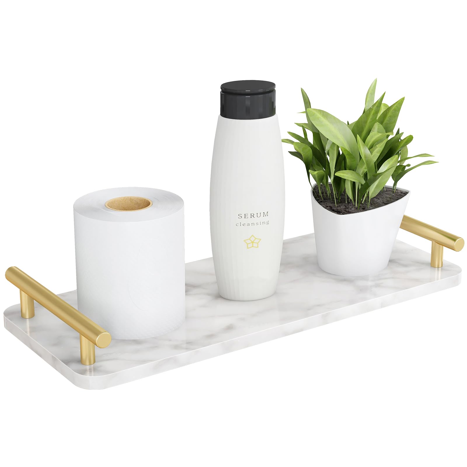 FEILERN Toilet Paper Basket, Stainless Steel Toilet Tank Tray with ...