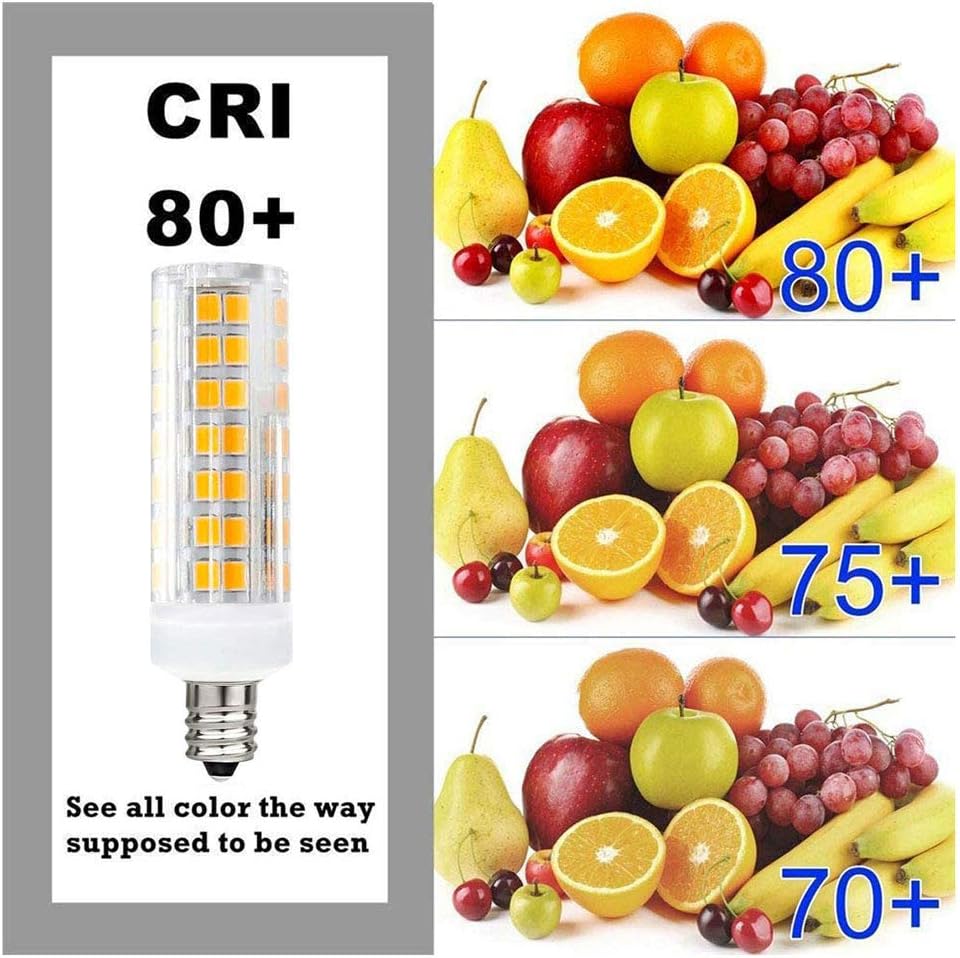 Pack of 2 75W Warm White E11 led Bulb 100w Halogen Bulbs Replacement JD ...