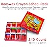 Faber-Castell Beeswax Crayons School Pack, 240 Jumbo Crayons - Art ...