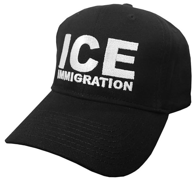 ICE - immigration deport wall republican - Embroidered Baseball Cap Hat ...