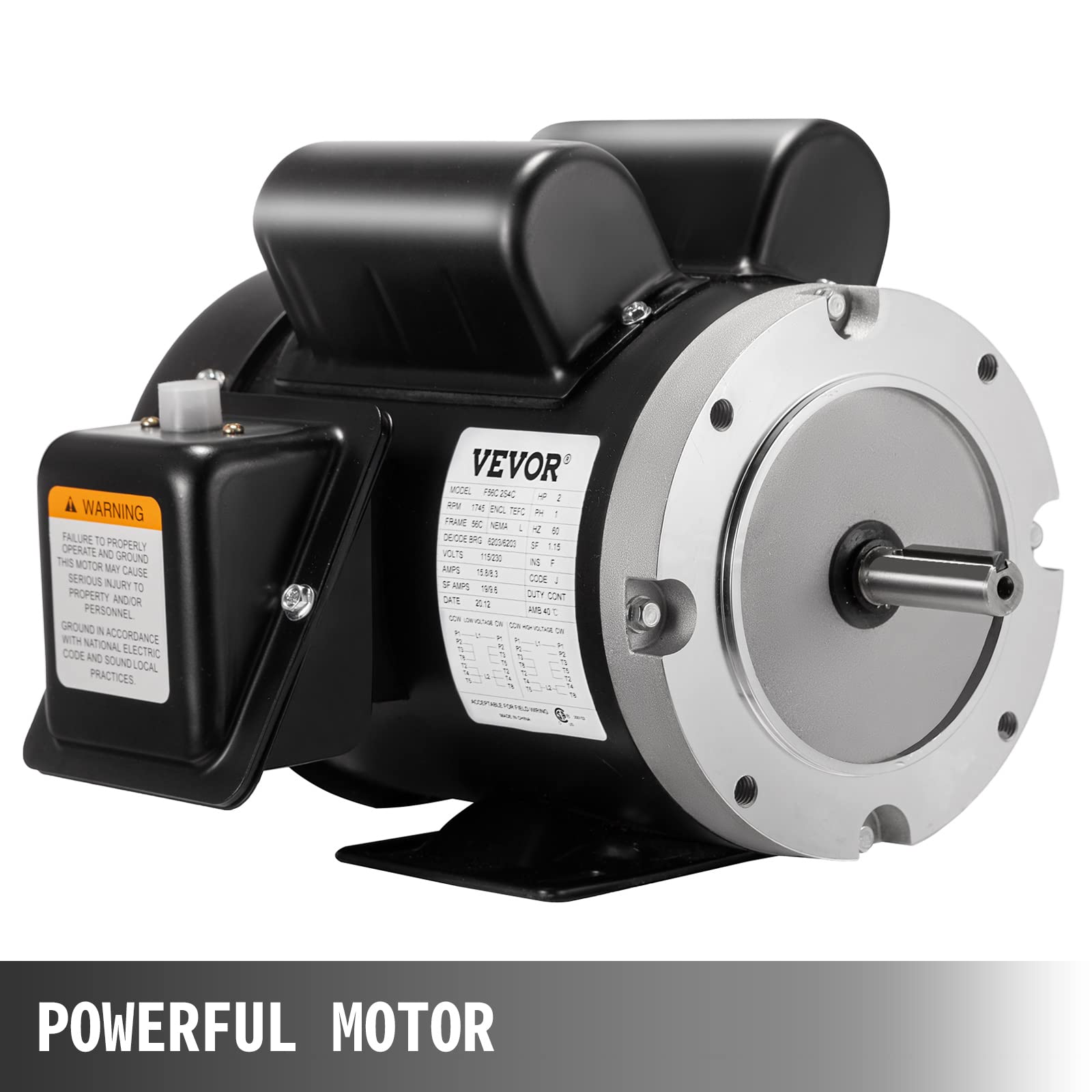 Mua Mophorn Electric AC Motor, 2HP Air Compressor Motor 1725rpm Single ...