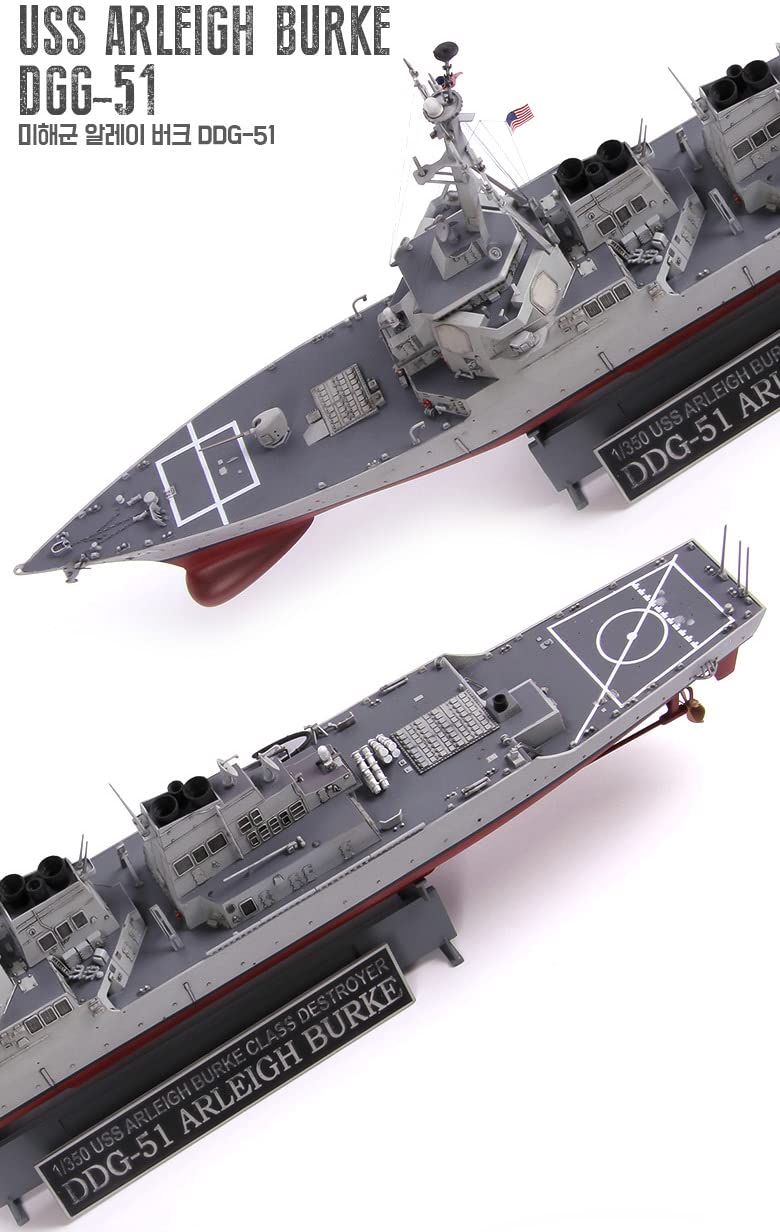 Mua Academy Plastic Model 1/350 Scale USS Arleigh Burke DDG-51 Military ...