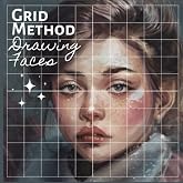 Amazon.com: Grid Method Drawing Faces: Learn to draw Realistic Faces ...