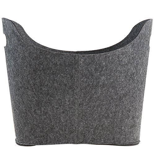 Filztasche Filzkorb Kaminholztasche Kaminholzkorb Korb Filz ...