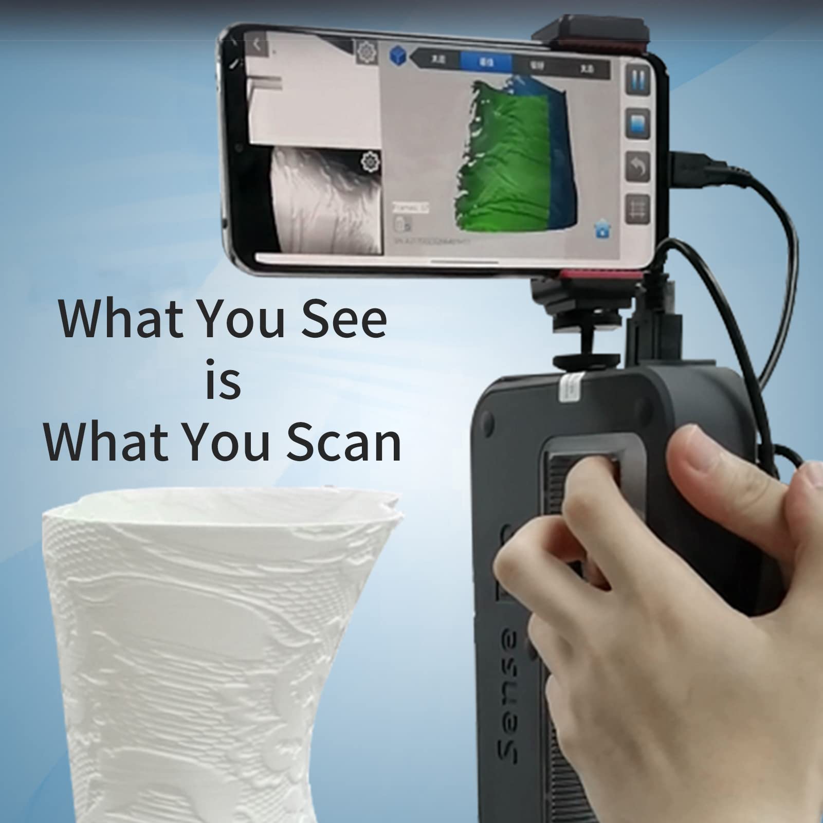 Mua HUIOP 3D Scanner,Sense Pro Handheld Mobile 3D Scanner Portable 3D ...