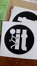 F*%K It! Hard Hat Sticker / Decal / Label Tool Lunch Box Helmet F Bomb ...