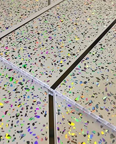 Platinum White Sparkle Chrome Bathroom Ceiling Panels Wall Cladding By ...