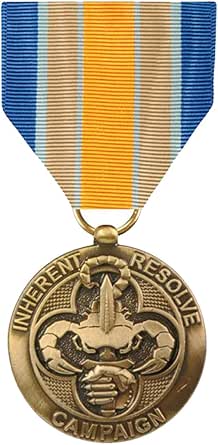 Amazon.com: Operation Inherent Resolve Campaign Medal: Clothing