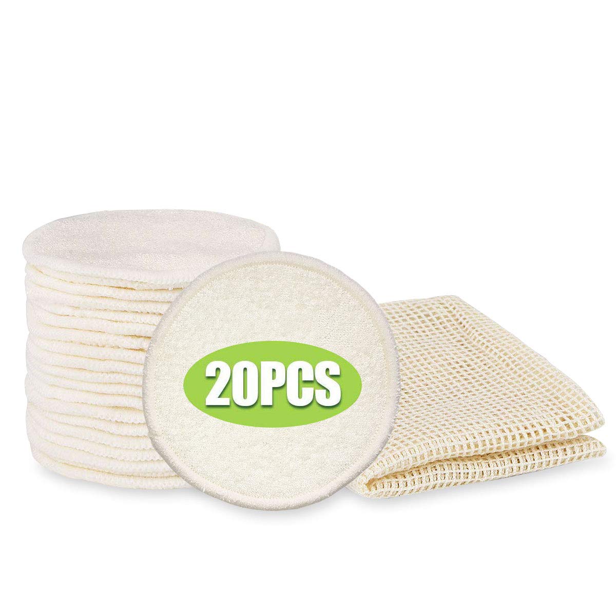 Amazon.com: Reusable Makeup Remover Pads - Organic Cotton Rounds Soft ...