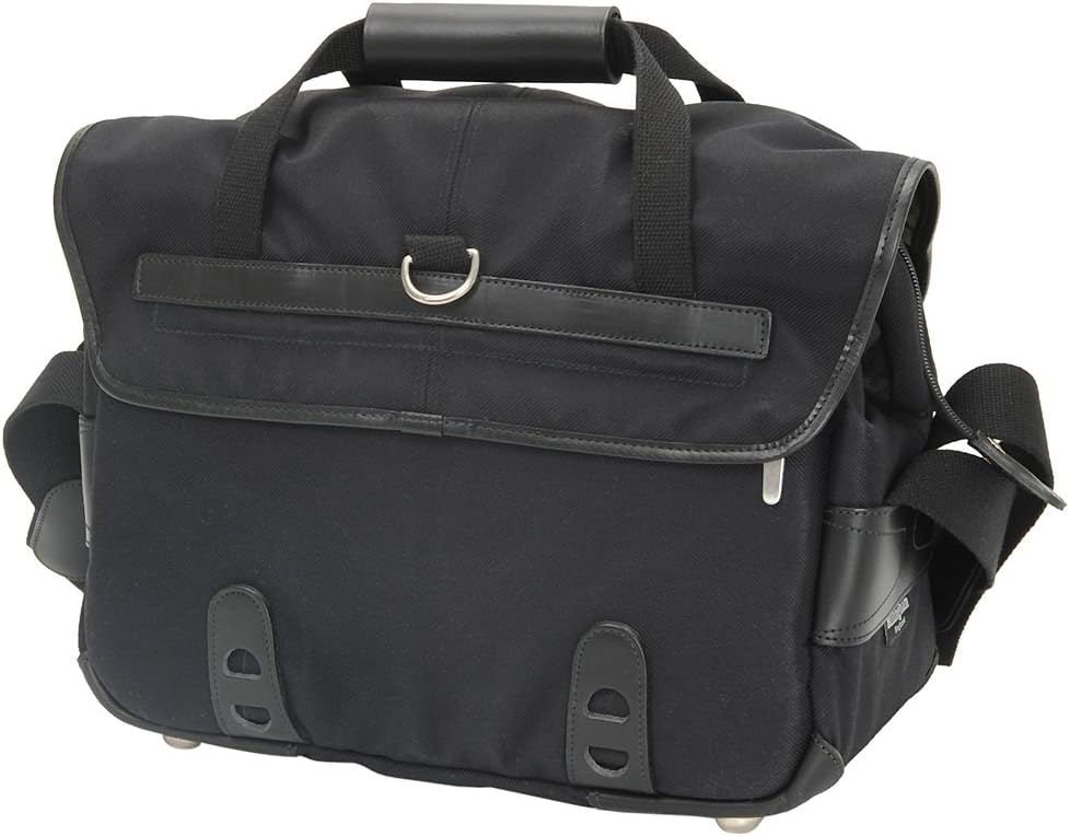 Billingham 307 Black FibreNyte Camera Bag with Black Leather Trim ...