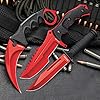BLACK LEGION Red Fury Triple Knife Set – Includes Metallic Red ...
