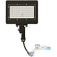 NUWATT 50W LED Flood Light, 3CCT 3000K/4000K/5000K Selectable, IP65 Waterproof Lighting ...