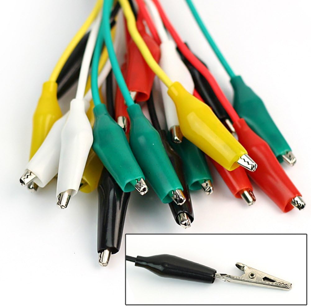 Shentian 10set Krokoklemmen mit Kabel Messleitungs-Set mit ...