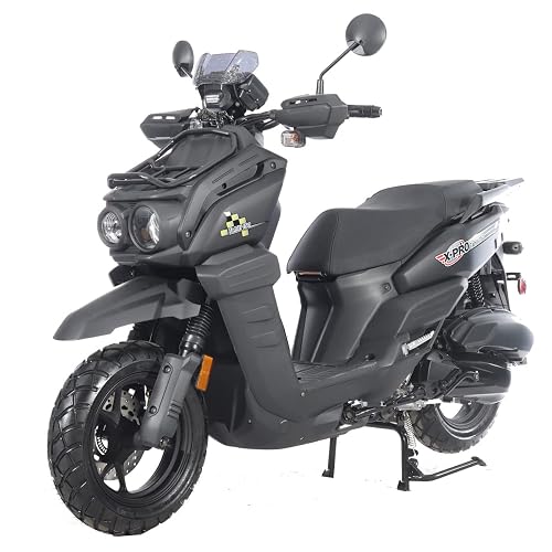 X-PRO Tahiti 150cc Moped Scooter with 12" Aluminum Wheels, Electric ...
