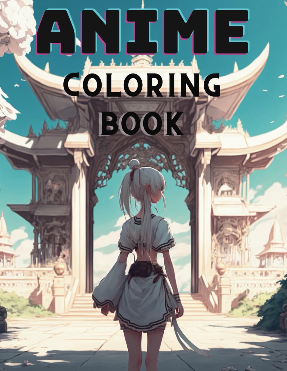 Mua Anime Coloring Book: Kawaii Cute Anime Girls In This Adorable ...