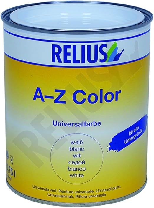 Relius A-Z Color, weiß, 0,75 Ltr.: Amazon.de: Baumarkt