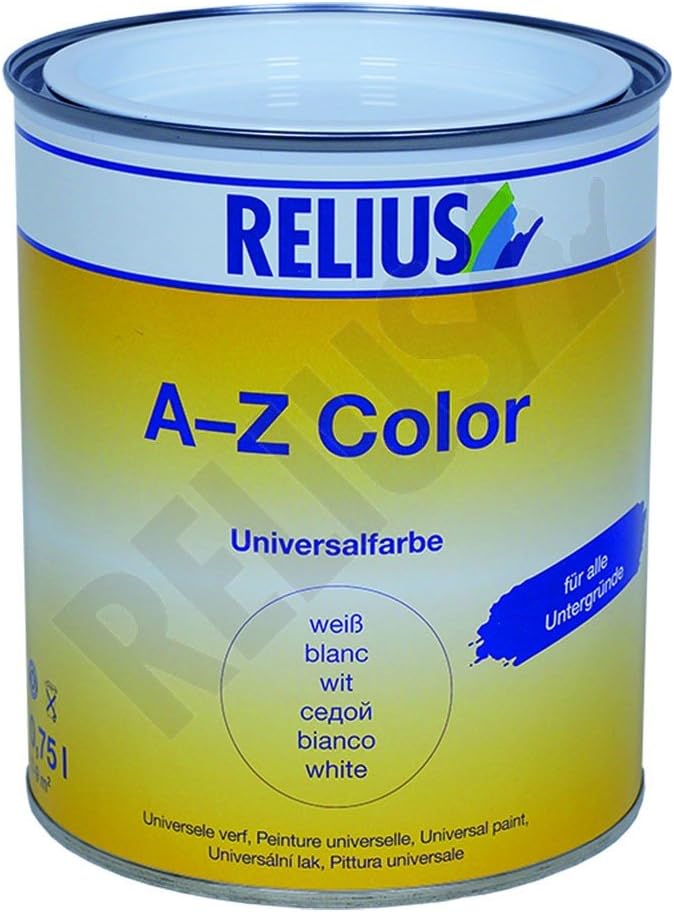 Relius A-Z Color, weiß, 0,75 Ltr.: Amazon.de: Baumarkt
