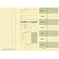 Amazon.com : NextDayLabels - Employee Attendance Weekly Time Card (Pack ...
