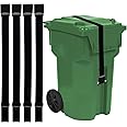 Amazon.com: LAIAMER Trash Can Lid Lock, 4 Pcs Trash Can Bands ...
