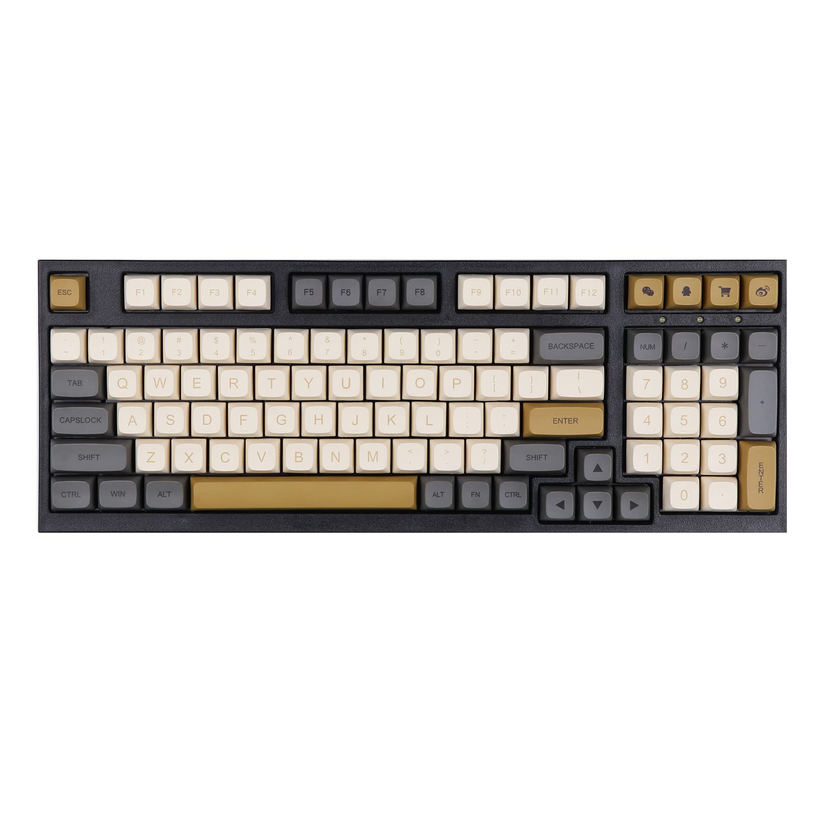 Mua EPOMAKER Dawn 125 Keys XDA Profile Dye Sublimation PBT Keycaps Set ...