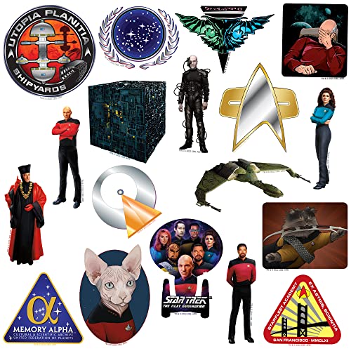 Star Trek The Next Generation Sticker Pack Die Cut Vinyl Large Deluxe ...