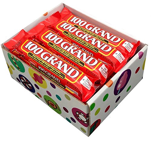 100 Grand Candy Bars, 1.5 oz Bars (Pack of 16) By CandyLab | Pricepulse