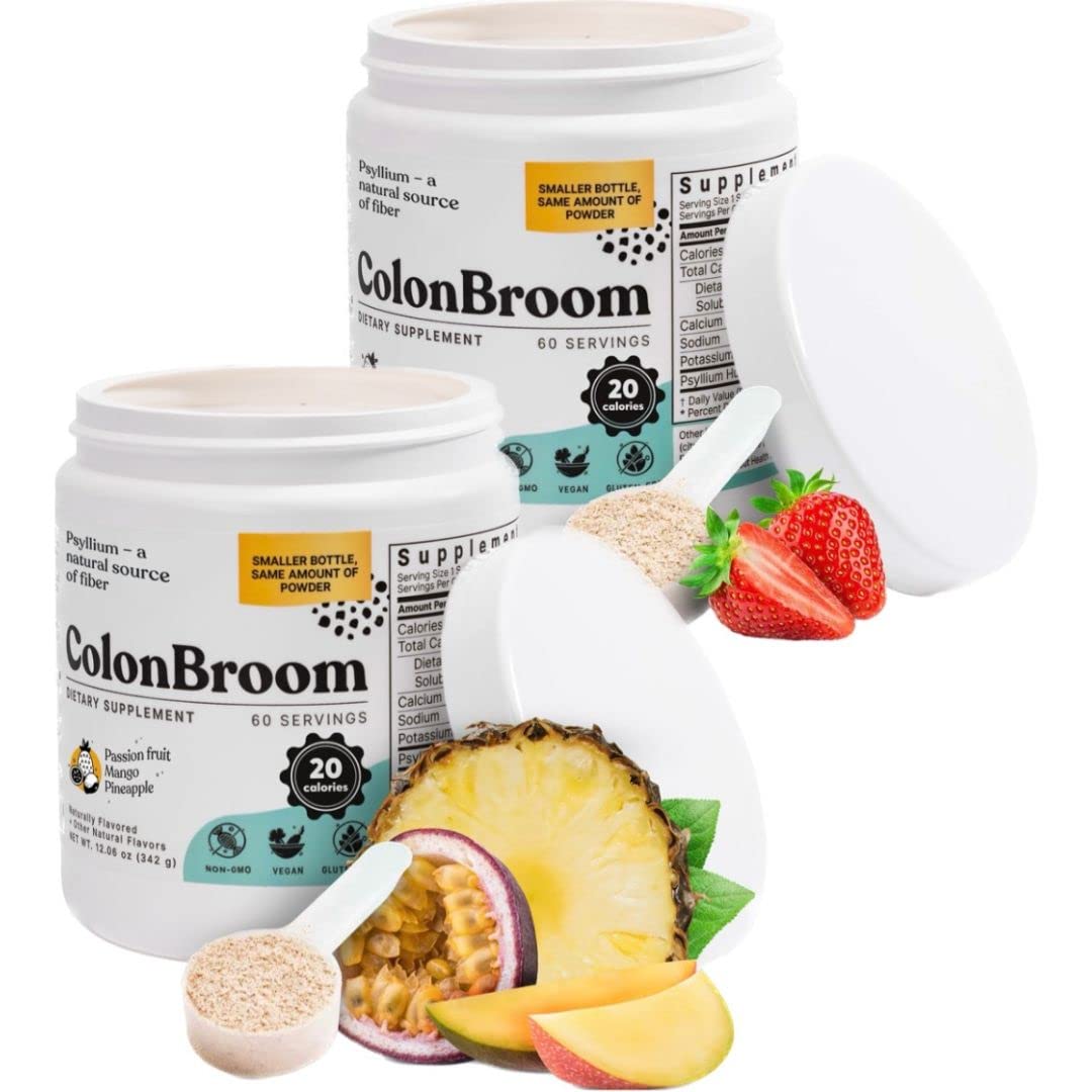 Mua ColonBroom Psyllium Husk Powder (Strawberry & Tropical Fruits ...