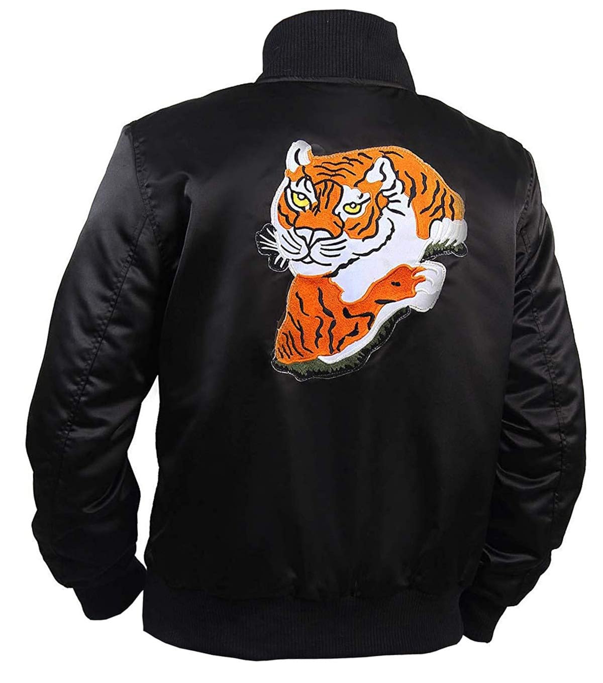 Buy Infinite-Shop Tiger Black Satin Jacket Mens at Amazon.in