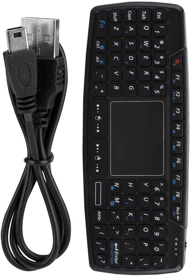 Amazon.com: Tosuny Ultra Thin 2.4G Wireless Keyboard, Portable 10M 69 ...