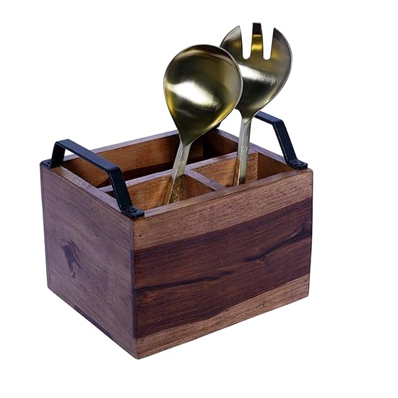 Buy Nestroots Spoon Stand with Serving Spoon Set Combo for Kitchen ...