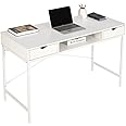 Amazon.com: Overstock JJS 48' Writing Desk with Drawers, Contemporary ...