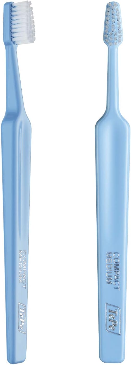 Amazon.com: TEPE Select Medium Compact Toothbrush – Adult Toothbrushes ...