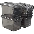 Amazon.com: Doryh 5L Plastic Storage Bin with Lid, Latching Box with ...