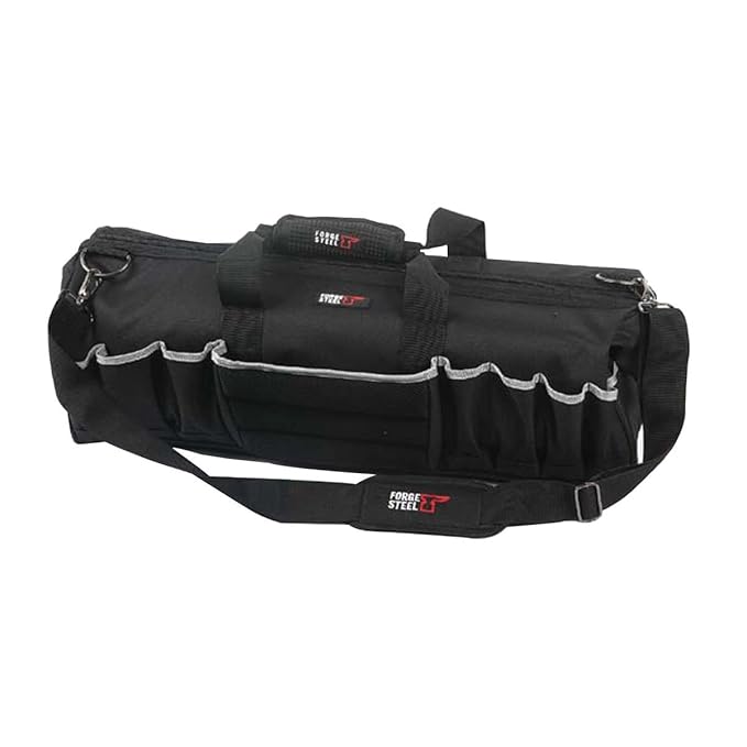 Forge Steel Hard Bottom Tool Bag 27: Amazon.co.uk: DIY & Tools