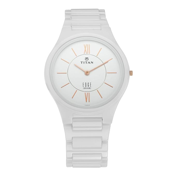 Buy Titan Edge Ceramic Analog White Dial Men's Watch-NM1696QC04 ...