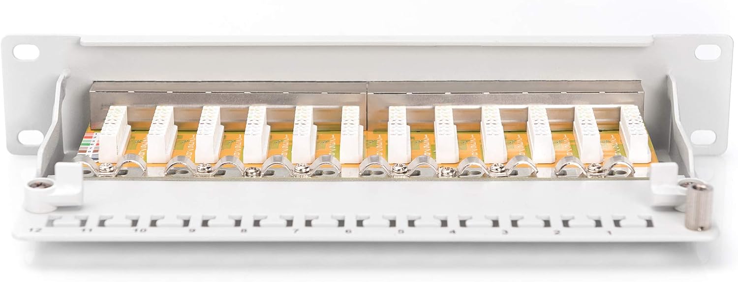 CAT 6, Class E Patch Panel, shielded, grey – BigaMart