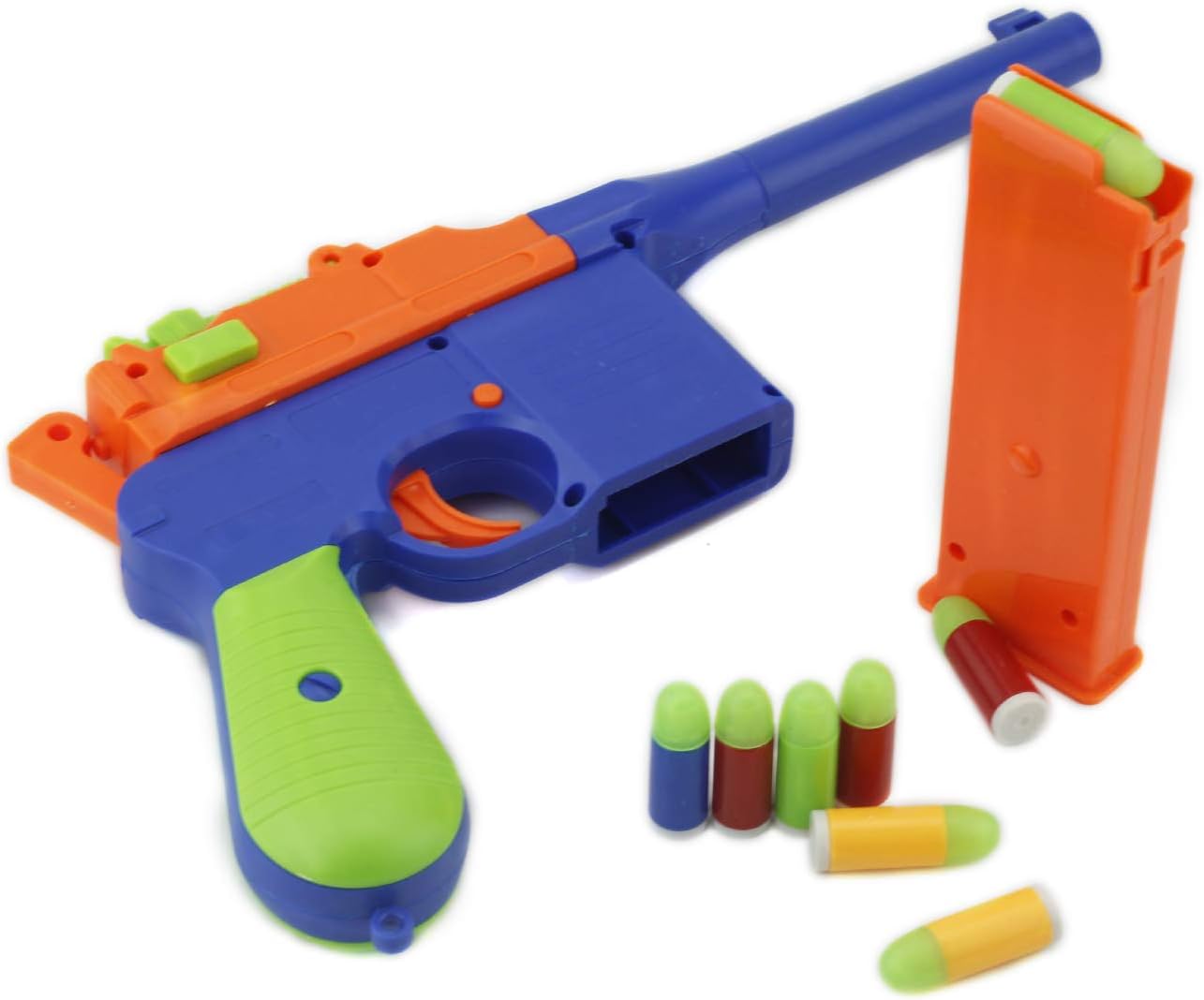 Kandall Toy Gun , Mauser c96 Toy Pistol with 10 Pcs Colorful Soft ...