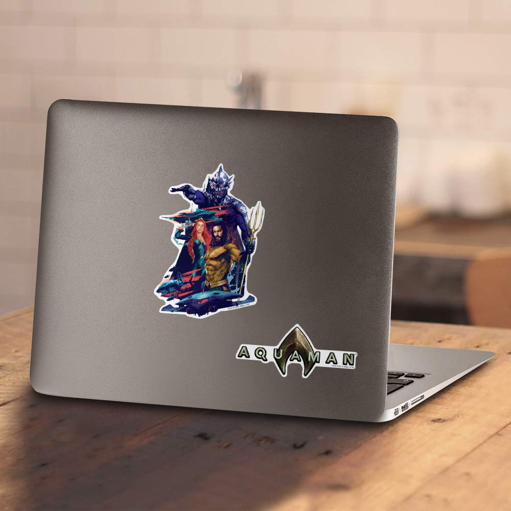 Popfunk Aquaman Movie Jason Momoa King Of Atlantis T Shirt & Stickers ...