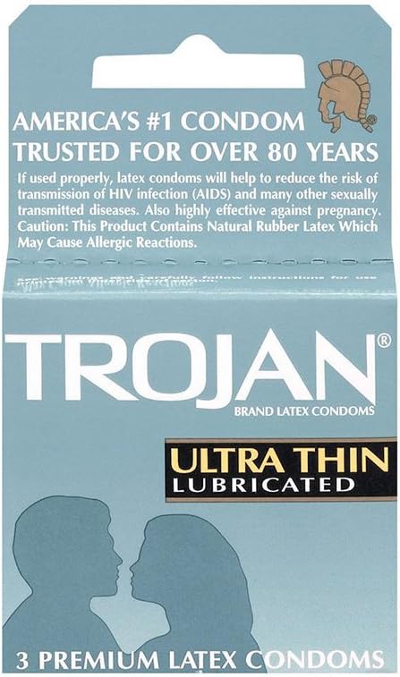 Amazon.com: TROJAN Ultra Sensitive 3CT (Pack of 8): Health & Personal Care