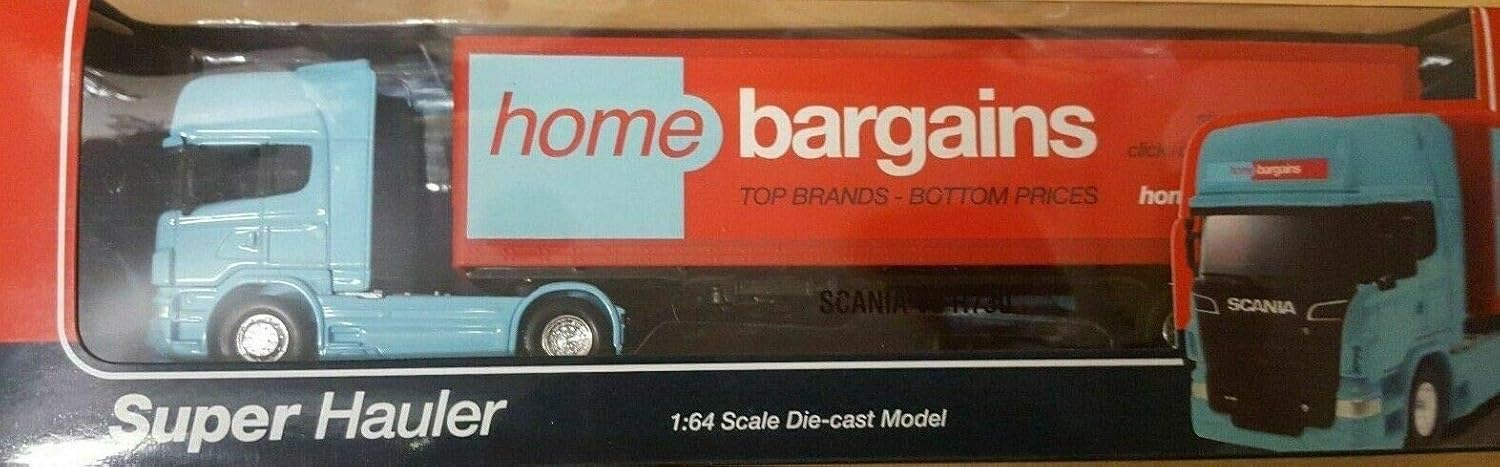 Home Bargains WELLY Scania V8 R730 Diecast Model Truck Lorry 1:64 Super ...