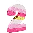 Amazon.com: BLUE PANDA Number 2 Pinata (16.5x11x3in) - Pink & Gold ...
