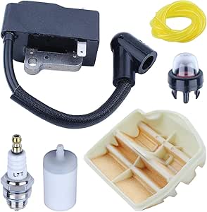 Amazon.com: Mtanlo Ignition Coil Air Filter For Husqvarna 445 450 445e ...