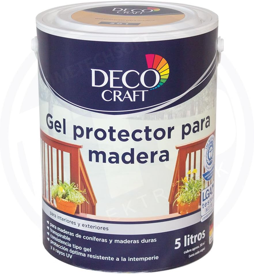 Deco Craft Météo Protection bois Gel Couleur : Pin 5 l: Amazon.fr ...