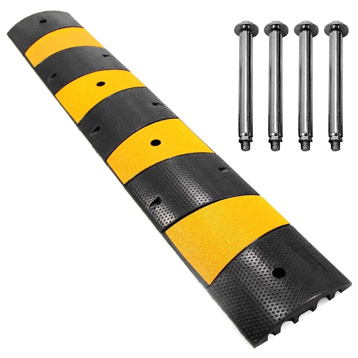 Mua Speedmax 72" Long Rubber Speed Bump 1 Pack 2 Channel Heavy Duty ...