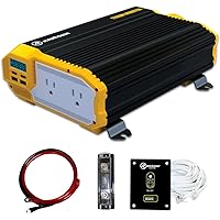 600W Pure Sine Wave Power Inverter CETL Approved DC 12V to AC 120V with ...